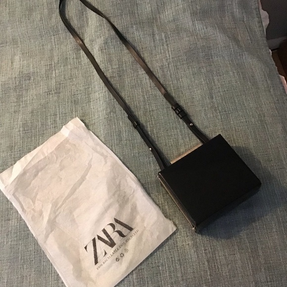 Zara | Bags | Zara Elegant Black Shoulder Bag | Poshmark